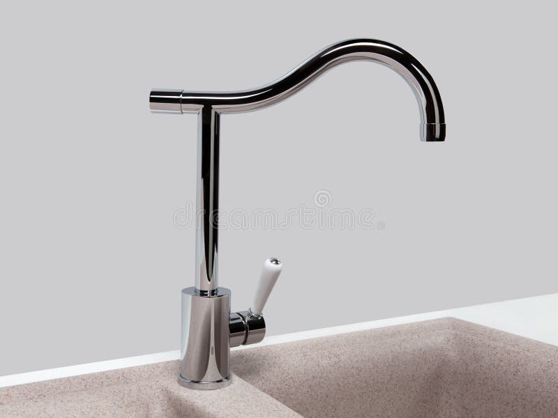 Water tap and sink stock photo. Image of mixer, single - 41145520