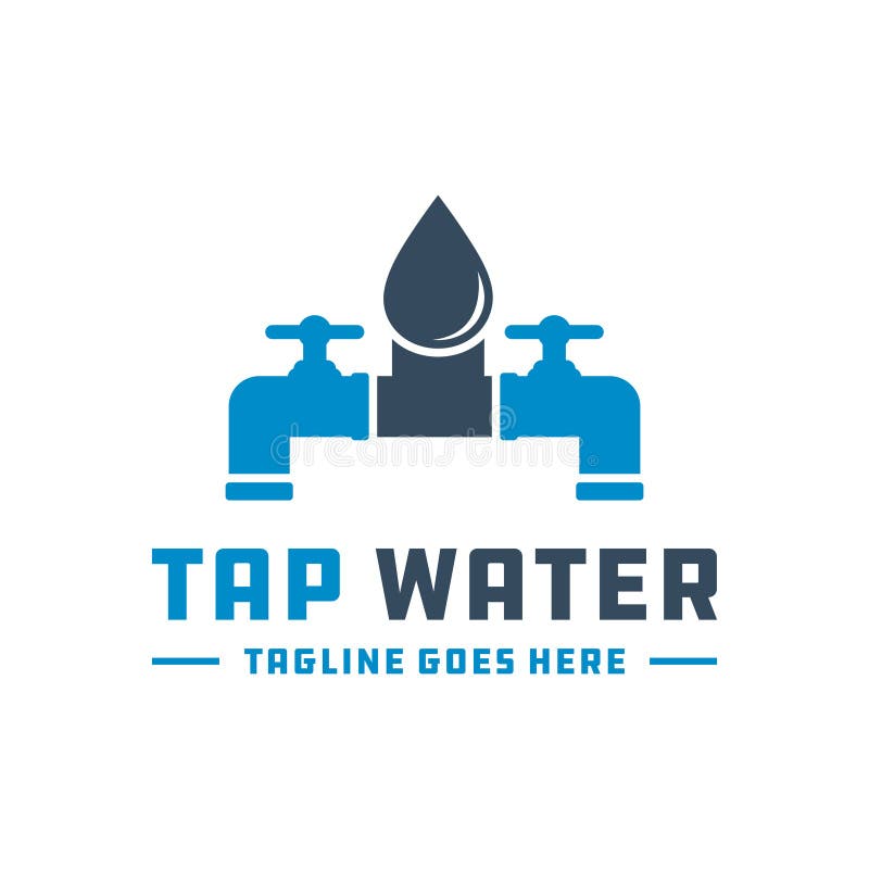 Water tap vector logo stock vector. Illustration of environment - 182409493