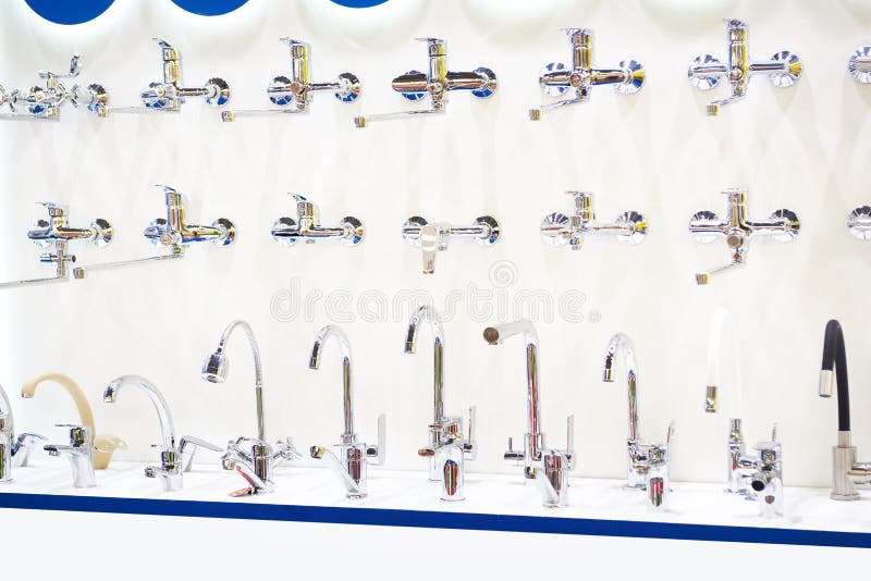 Water Taps in Chemical Laboratory Stock Photo - Image of chemical ...