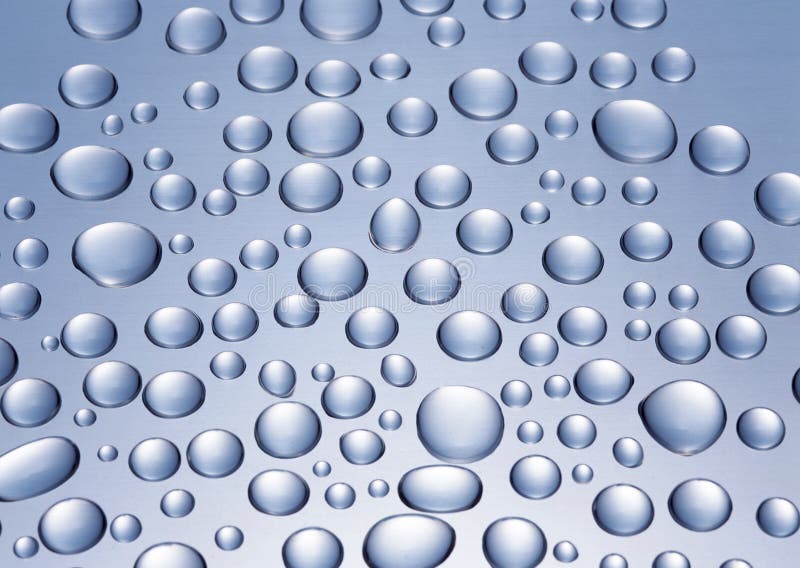 Water Drops White Background Stock Image - Image of raindrops, fresh ...