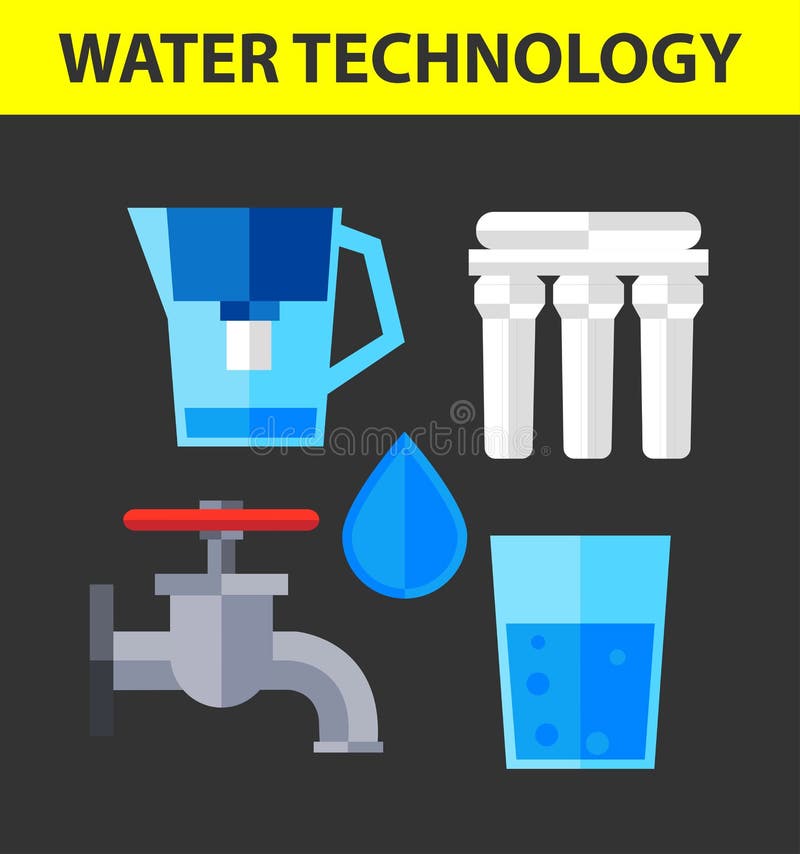 Water Technology Symbol Logo Design Vector Template Stock Vector ...