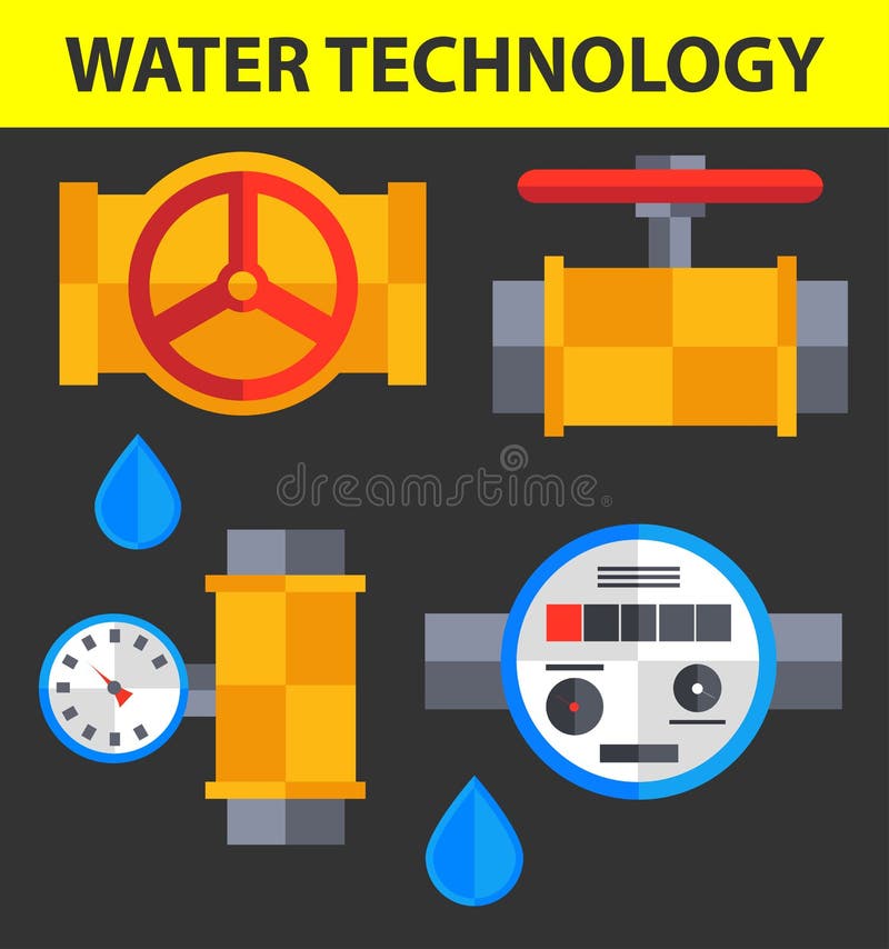 Water Technology Symbol Logo Design Vector Template Stock Vector ...