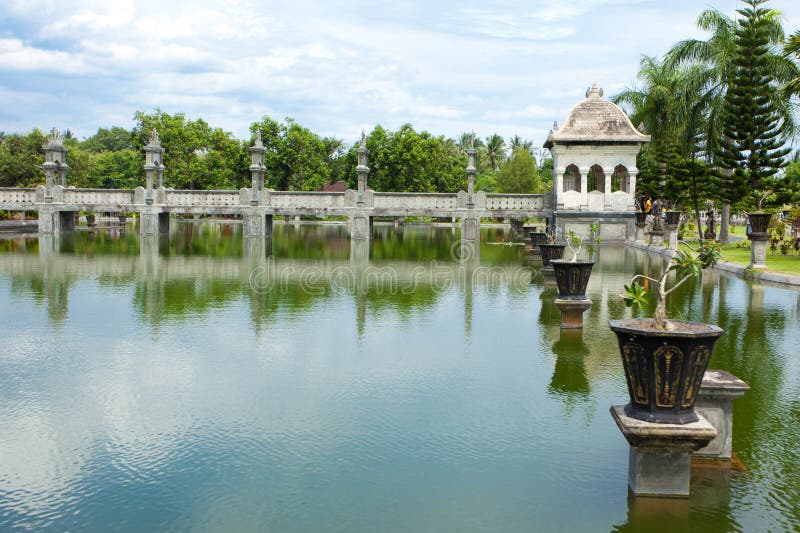 Water temple in Bali stock image. Image of balinese, indonesia - 24166877
