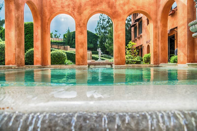 The Water Temple is a Stone Structure Stock Image - Image of hetchy ...