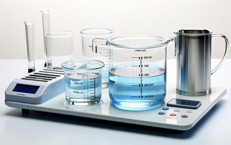 Water Testing Equipment White Background -Generative Ai Stock ...