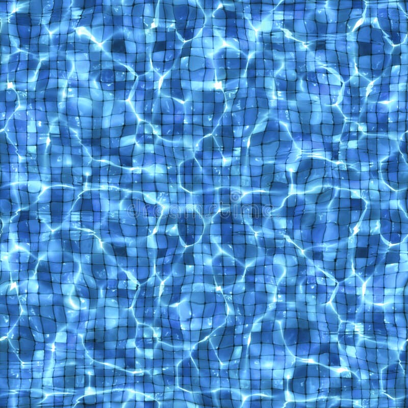 Blue Water Seamless Texture Stock Vector - Illustration of design ...