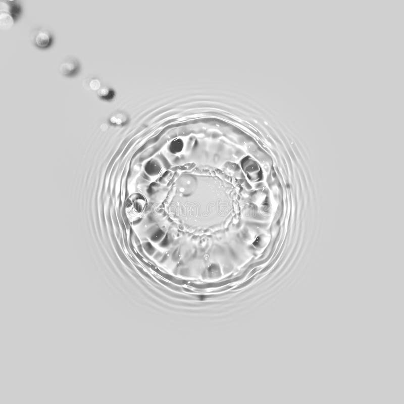 Water Texture with Circles and Drops on the Water. Overlay Effect for ...