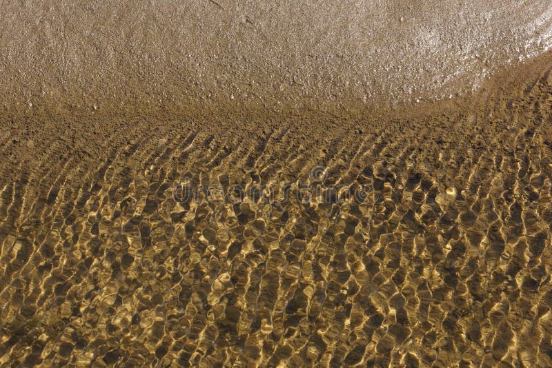 Water Texture in the River Day Fine Waves Sand Stock Photo - Image of ...