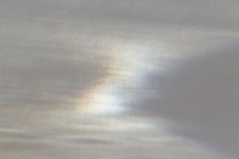 Water Texture Shadow with Rainbow Refraction of Light on a White ...