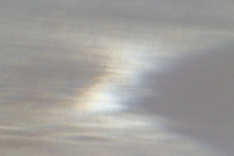 Water Texture Shadow with Rainbow Refraction of Light on a White ...