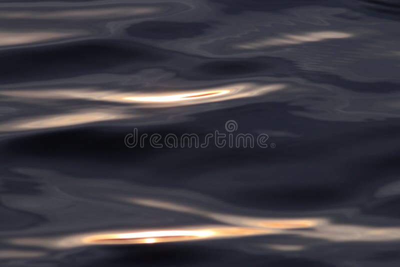 Water Texture Sunset Orange Stock Photo - Image of evening, marine ...