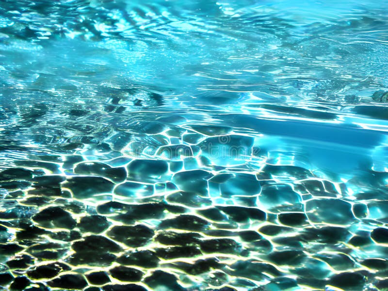 Water Texture in Swimming Pool, Ai Generated Stock Illustration ...