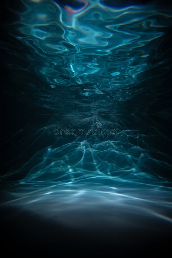 Water Texture. Underwater Shot. Depth. Dark Blue Water Stock ...