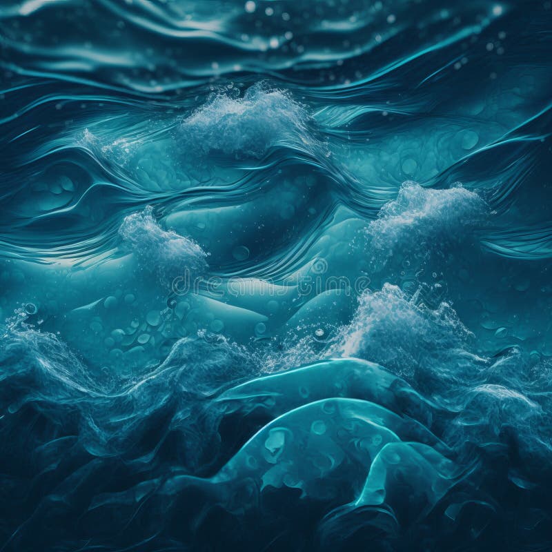 Water Textured Background (generative AI) Stock Illustration ...