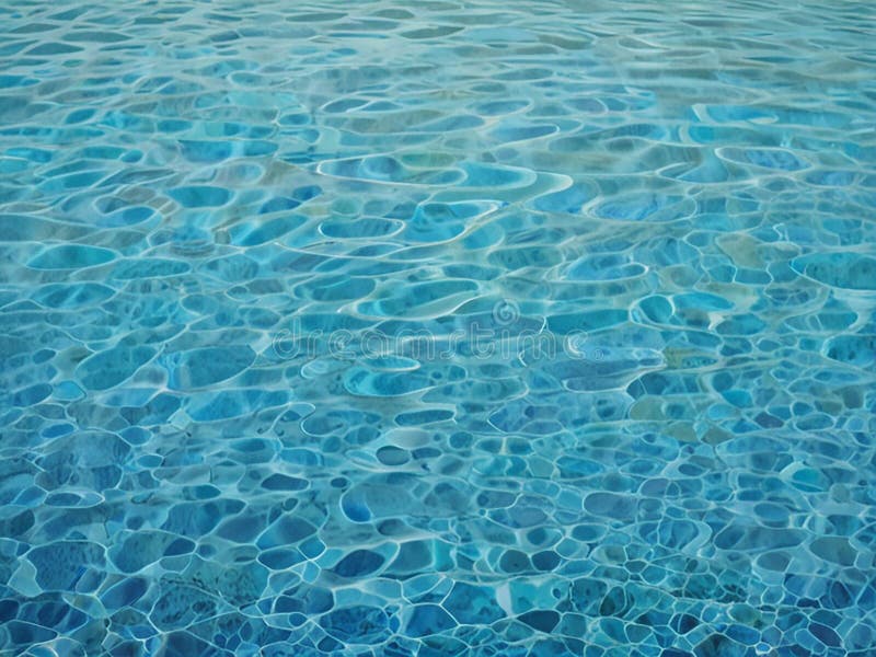 Water Theme Blue Background Pattern Stock Illustration - Illustration ...