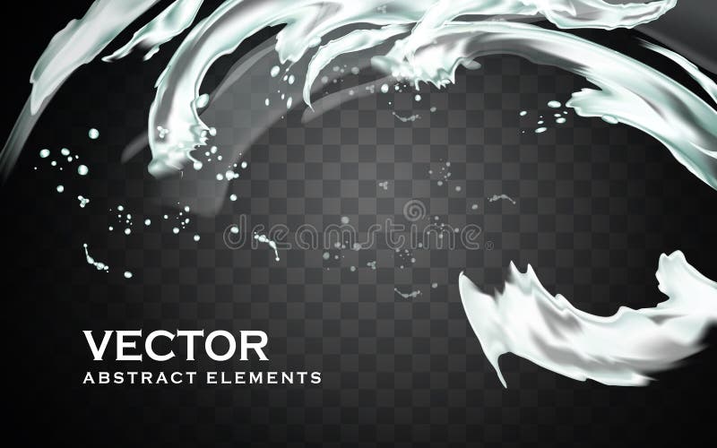 Water tide element stock vector. Illustration of wave - 85660651