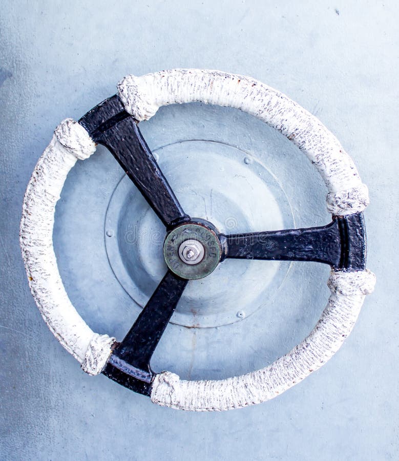 Water tight door handle stock image. Image of boat, industry - 39495513