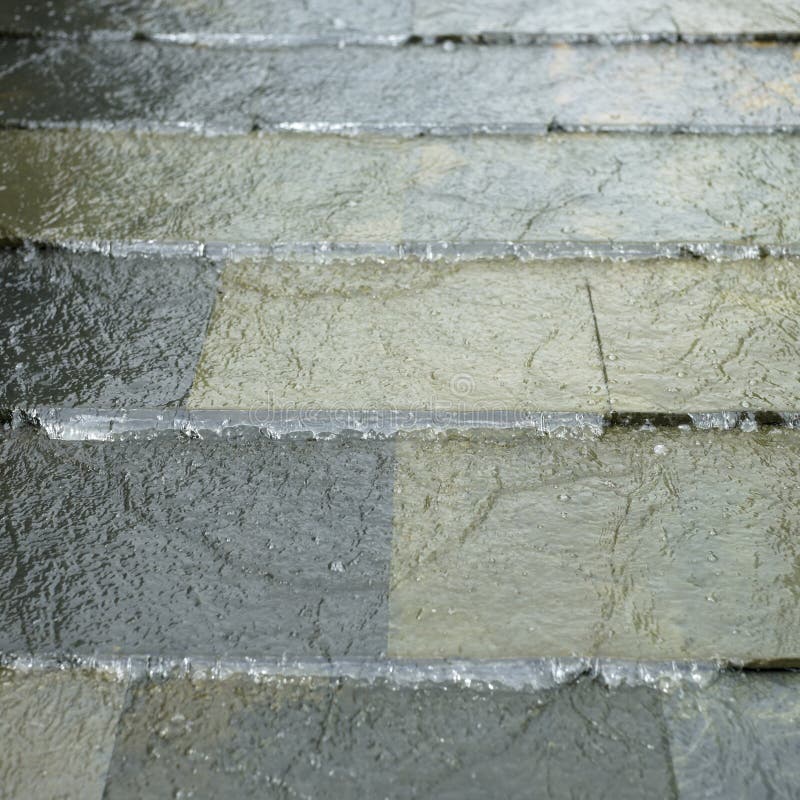 Water on tiles stock photo. Image of rows, paved, rectangles - 34984098