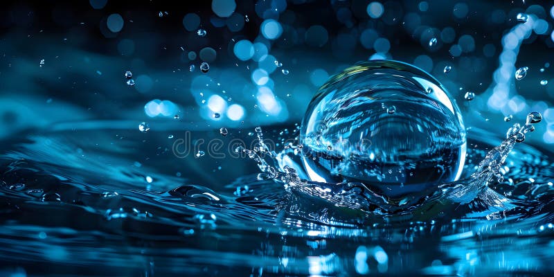 Water Tornado on a Black Background Stock Photo - Image of dark, smoke ...