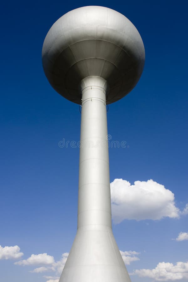Modern Water Tower stock image. Image of futuristic, architecture ...