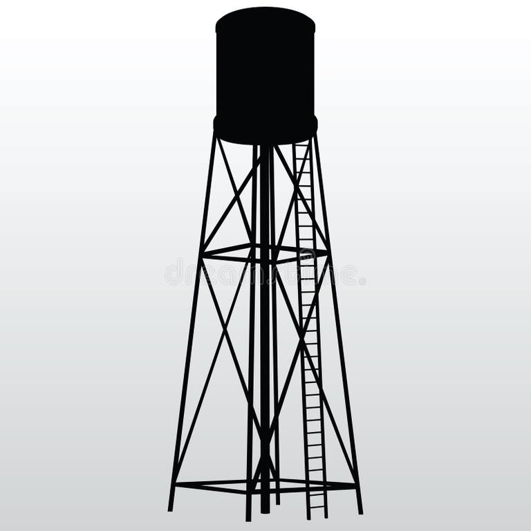 Black Metal Water Tank Stock Illustrations – 1,652 Black Metal Water ...