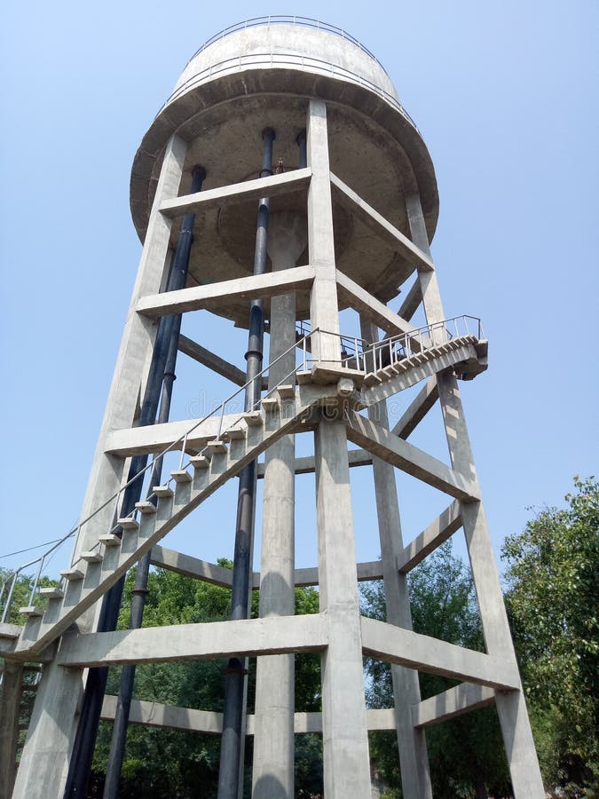Water Tower stock image. Image of elevated, close, ofpotable - 124072853