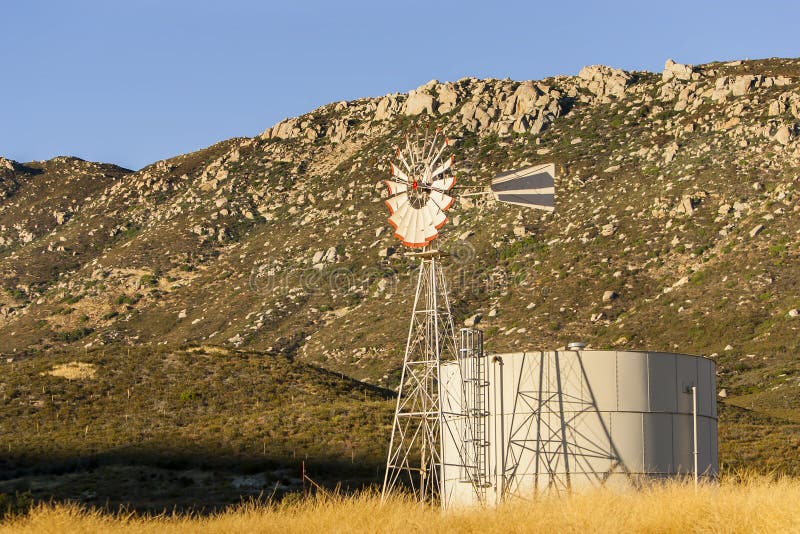 Water Tower in California stock photo. Image of equipment - 82259720