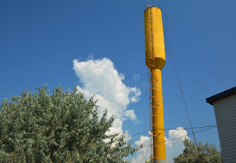 A Water Tower is an Elevated Structure Supporting a Water Tank ...