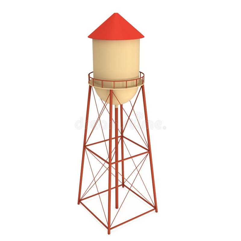 Round Water Tower Stock Illustrations – 975 Round Water Tower Stock ...