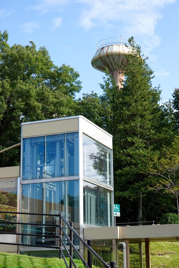 Water tower in Japan editorial image. Image of structure - 176401270