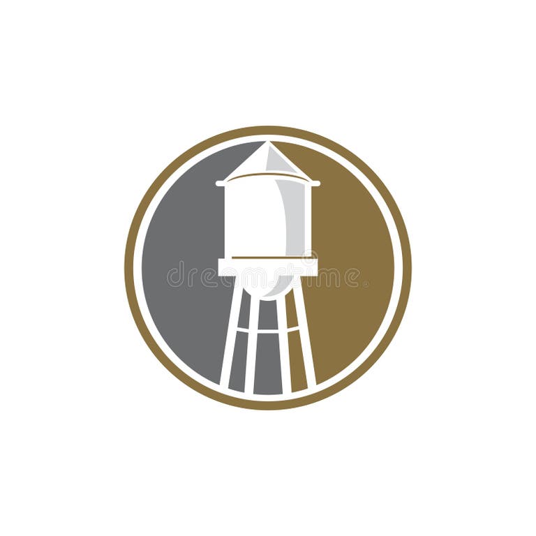 Water Tower Logo , Reservoir Logo Vector Stock Illustration ...