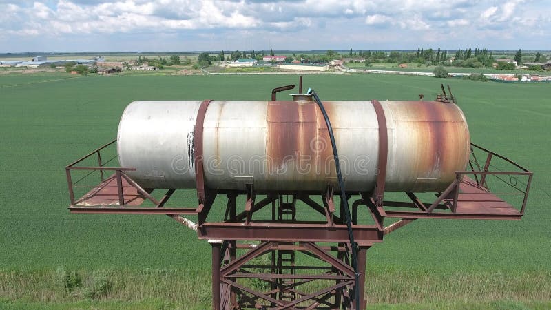 The Water Tower. an Old Rustic Communal Communication. the Water Tower ...