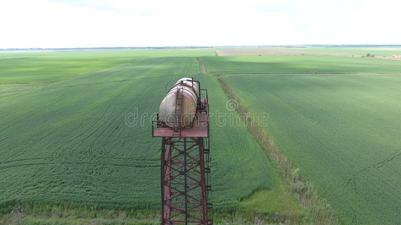 The Water Tower. an Old Rustic Communal Communication. the Water Tower ...