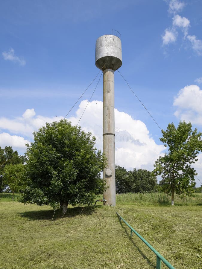 The water tower stock photo. Image of rusted, city, industrial - 131035880