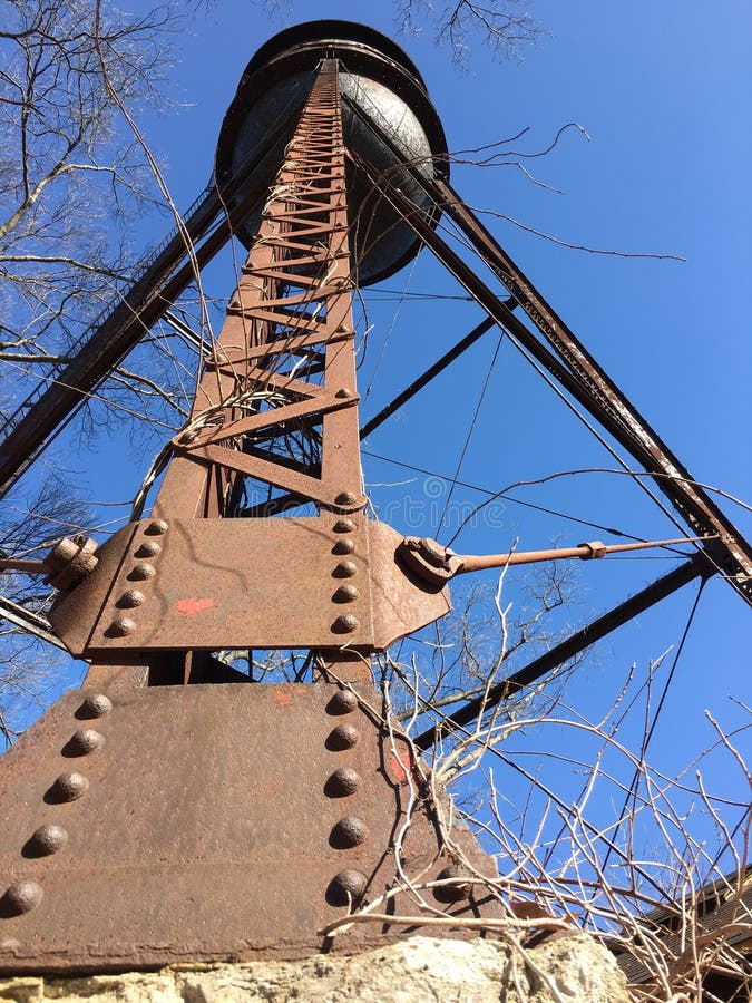 Water Tower stock photo. Image of climbing, patterns - 69660548