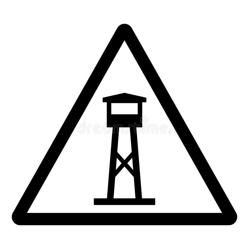 Water Tower Symbol Sign, Vector Illustration, Isolate on White ...