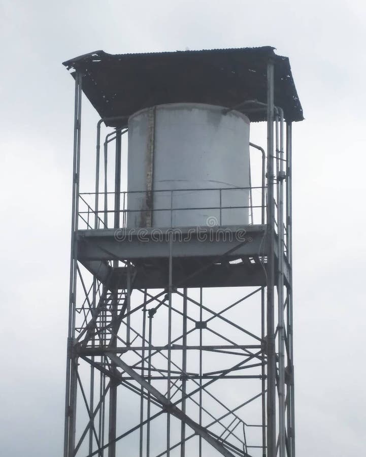 Water tower stock image. Image of watertower, tower - 252456277