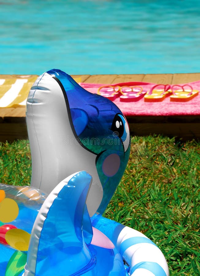 Water Toy Next to Pool stock image. Image of pool, recreation - 5289765