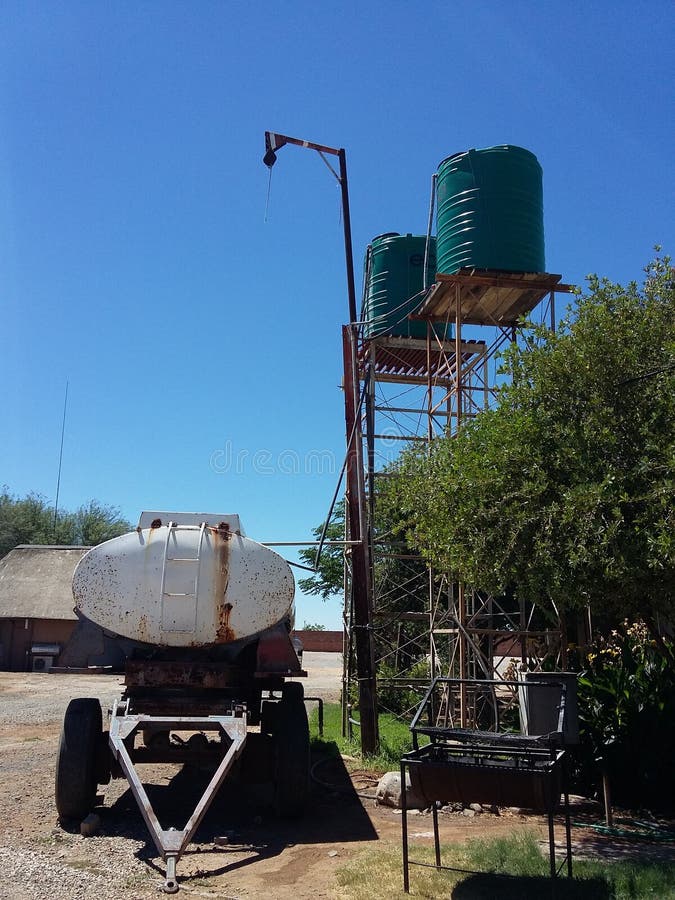 Water tanks stock photo. Image of trailer, farm, agricultural - 106643736
