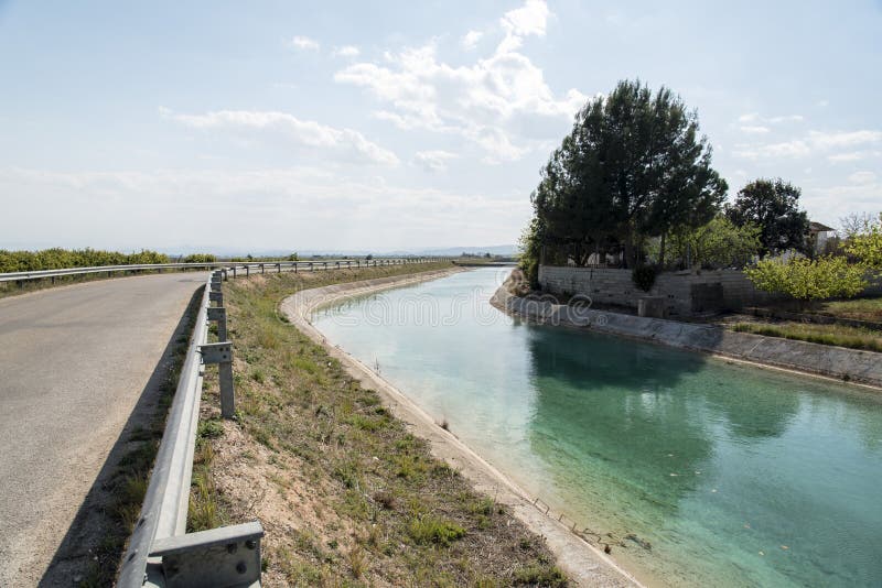 Water transfer channel stock image. Image of jump, drainage - 75264063