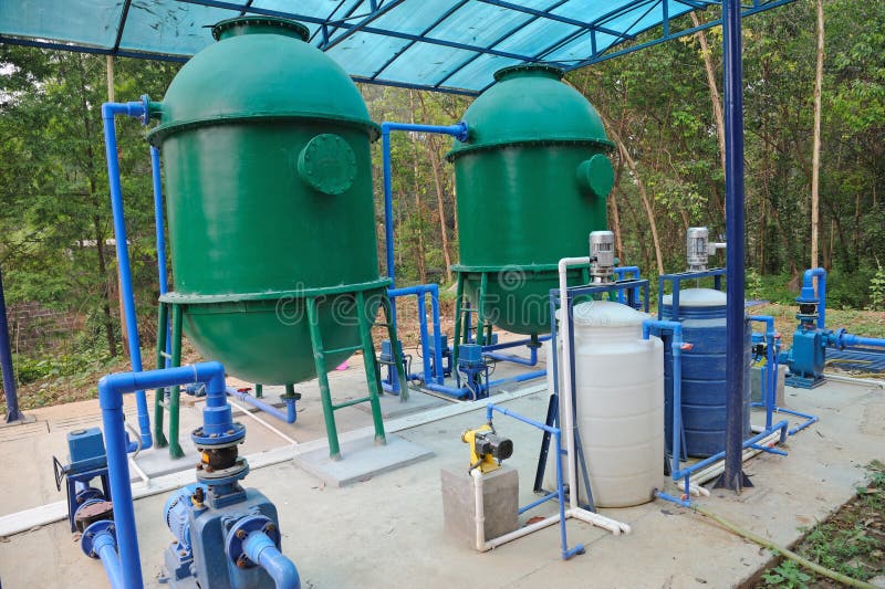 Water Treatment Equipment stock photo. Image of outdoor - 20186730