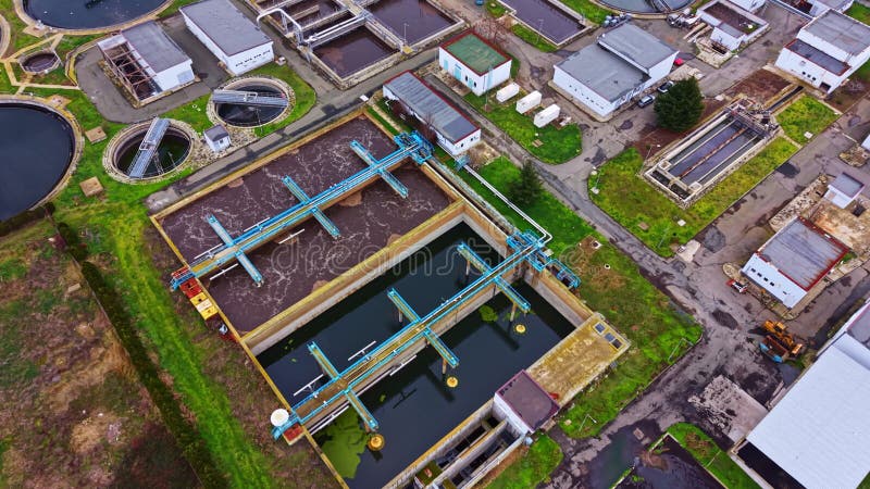 Water Treatment Facility Showcases Various Stages of Water Purification ...