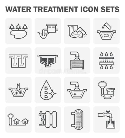 Wastewater Treatment Icon Stock Illustrations – 1,646 Wastewater ...
