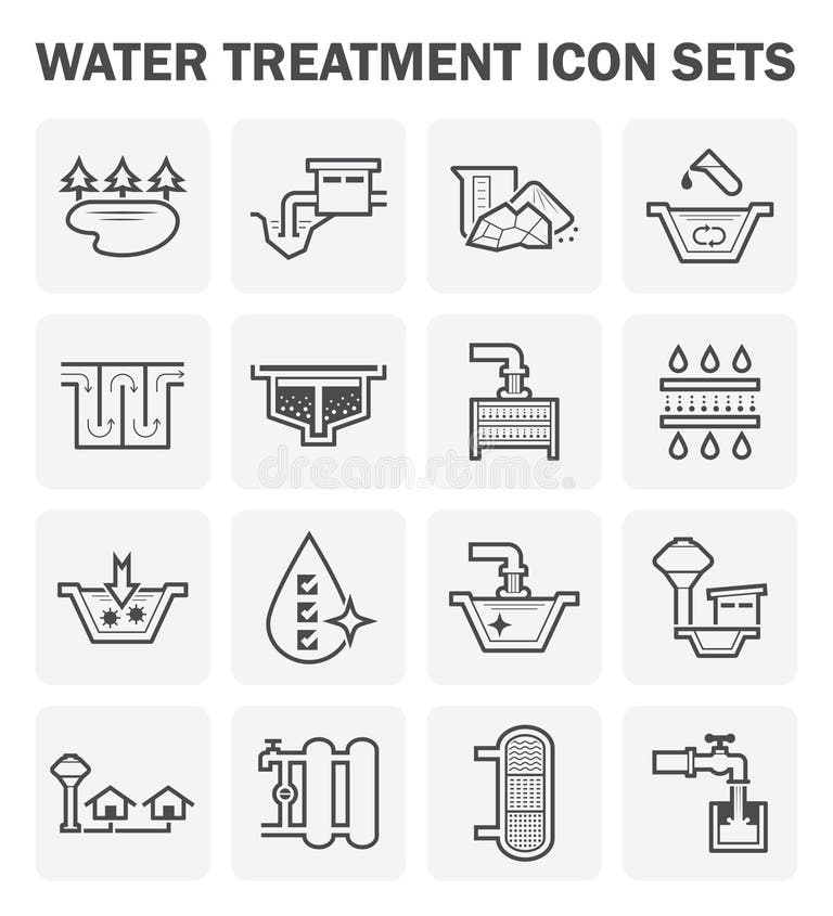 Wastewater Treatment Icon Stock Illustrations – 1,646 Wastewater ...