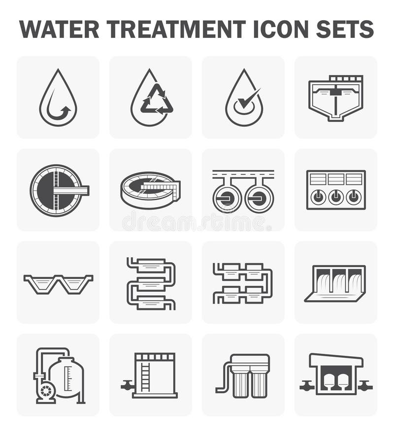 Water treatment icon stock vector. Illustration of natural - 93219324
