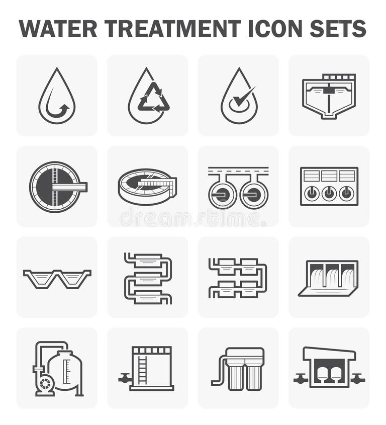 Wastewater Treatment Icon Stock Illustrations – 1,646 Wastewater ...