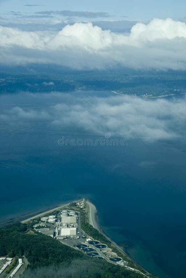 Water Treatment Plant at Lake Stock Image - Image of sound, beautiful ... Water Treatment Plant at Lake Stock Image - Image of sound, beautiful ...