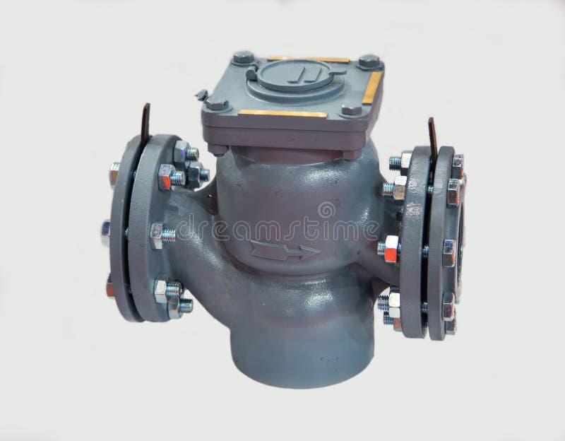 Water turbine meter stock photo. Image of plumbing, brass - 150801224