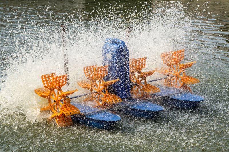 Water turbines spinning. stock image. Image of forest - 285094085