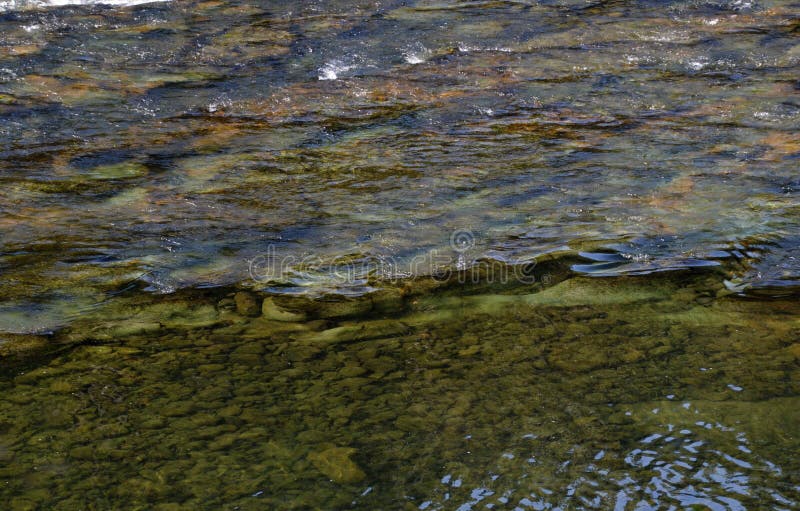 Water of the Umpqua River in the Cascade Range, Oregon Stock Photo ...